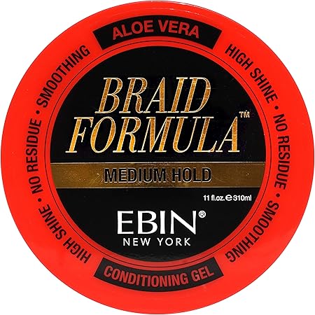 Amazon.com : EBIN NEW YORK Braid Formula Conditioning Gel, Medium Hold ...