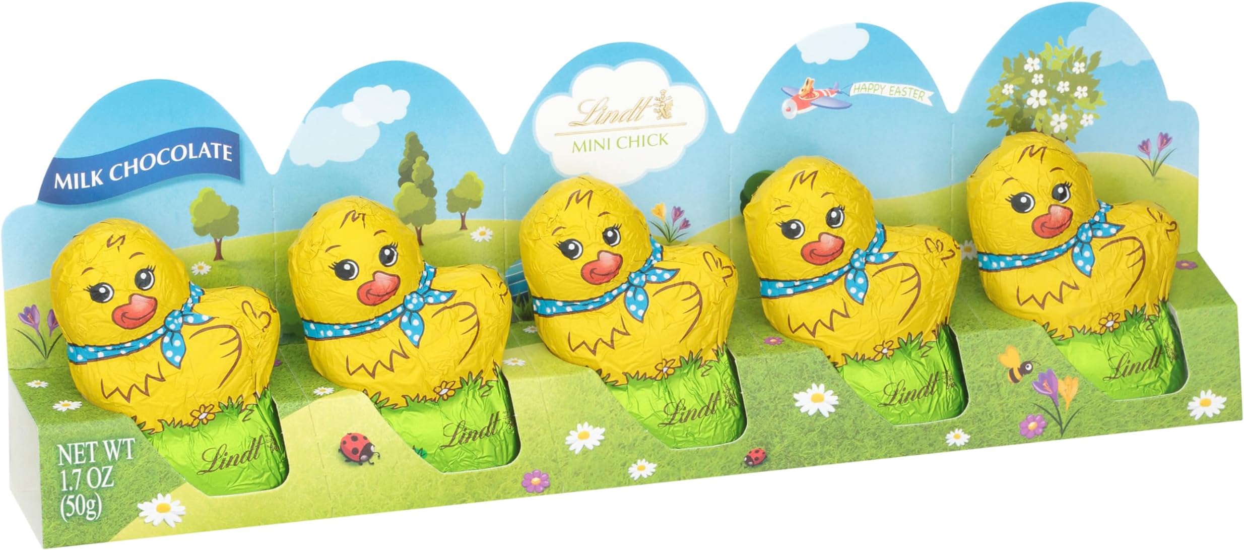 Amazon.com : Lindt Little Chicks Milk Chocolate, Hollow Milk Chocolate ...