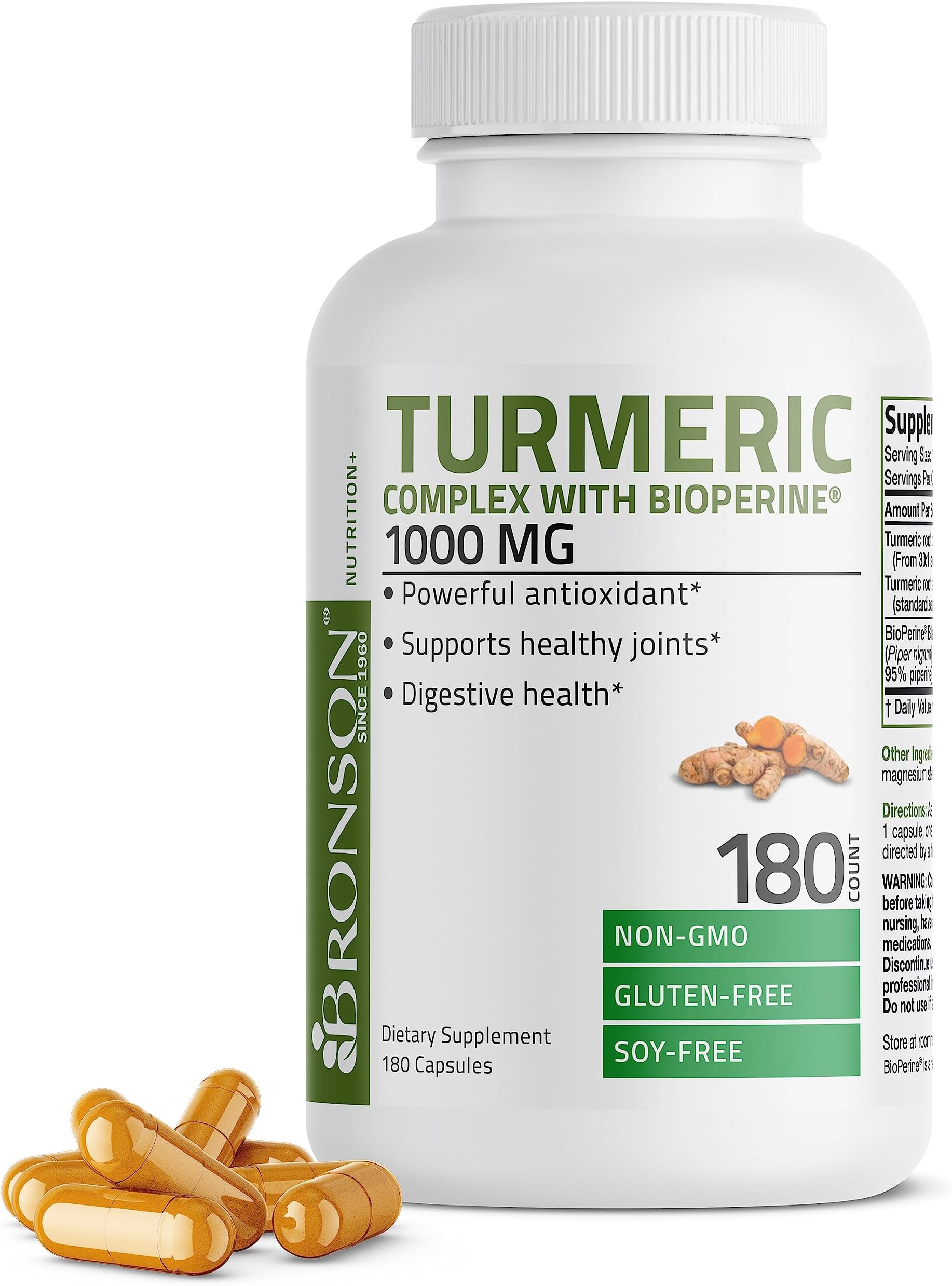 Amazon.com: Turmeric Curcumin with BioPerine - High Potency Premium ...