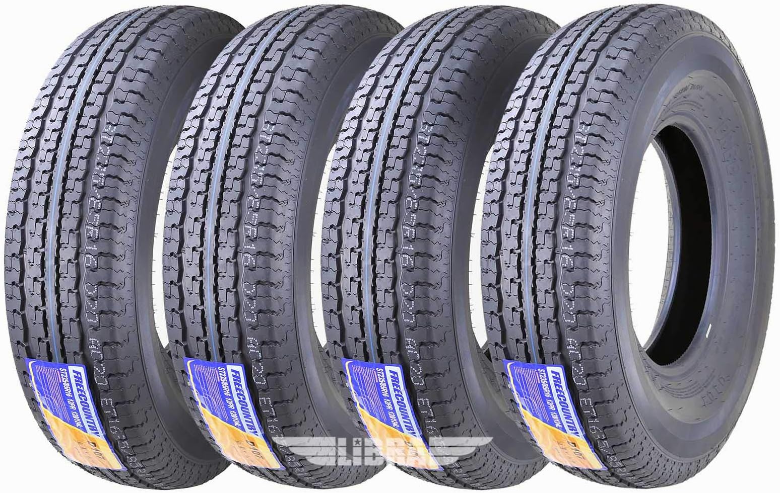 Amazon.com: Set 4 GREMAX All Steel ST235/85R16 RV Trailer Tire 14 PR ...