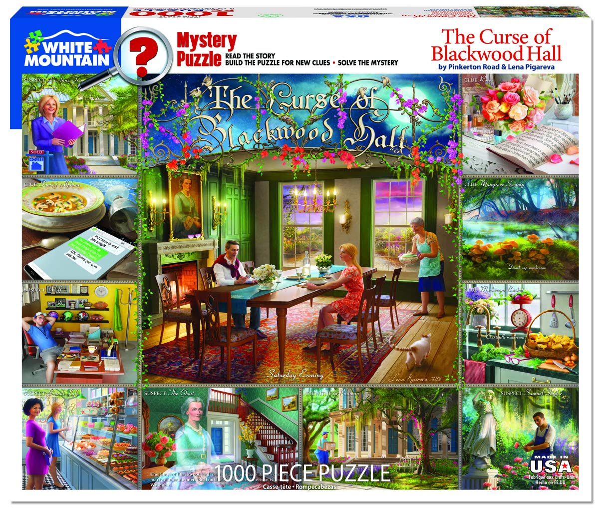 Snapklik.com : White Mountain Puzzles Curse Of Blackwood Hall - 1000 ...