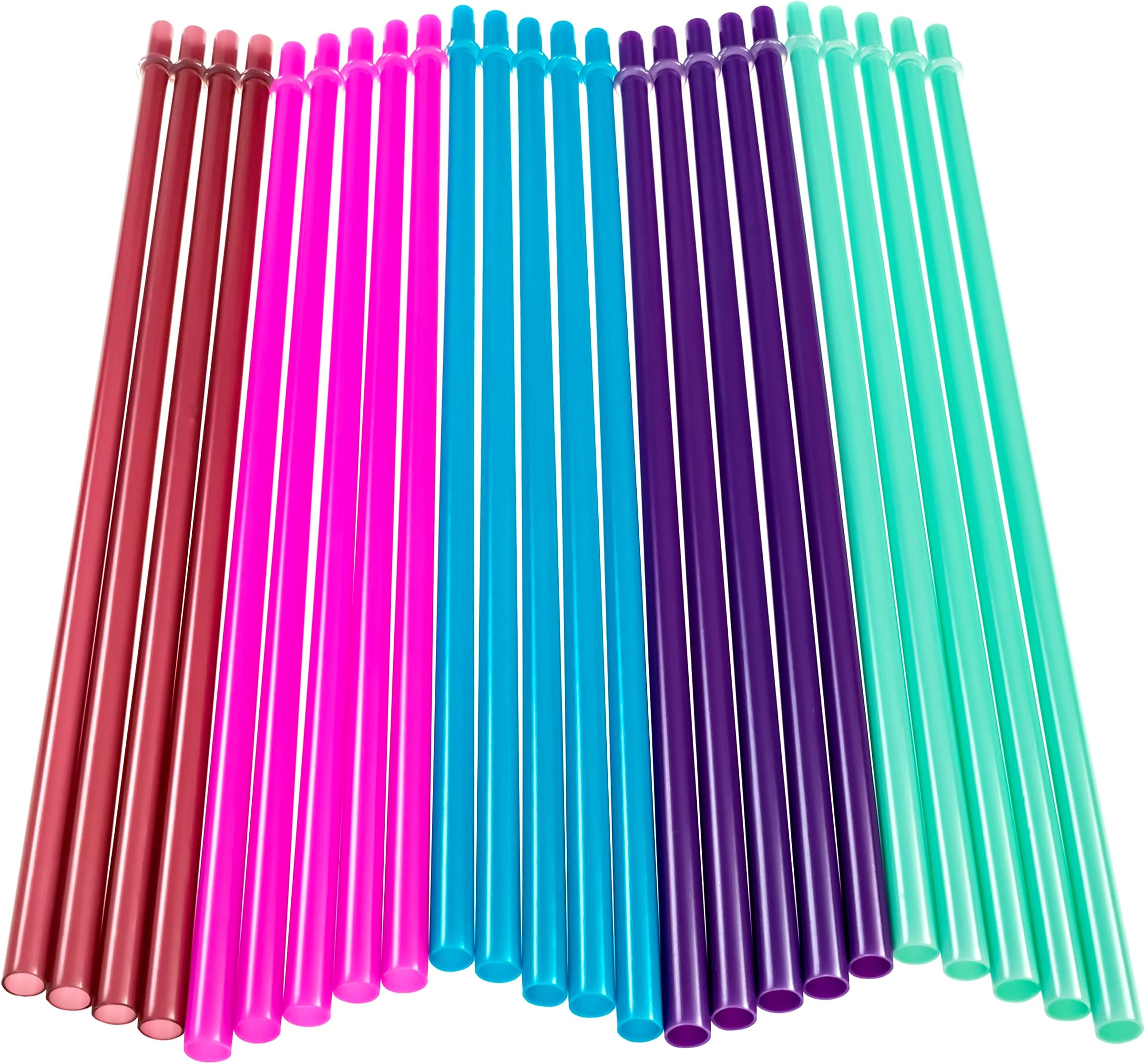 Amazon.com: Bubba Big Straw 5 Pack of Reusable Straws (Assorted Bold ...