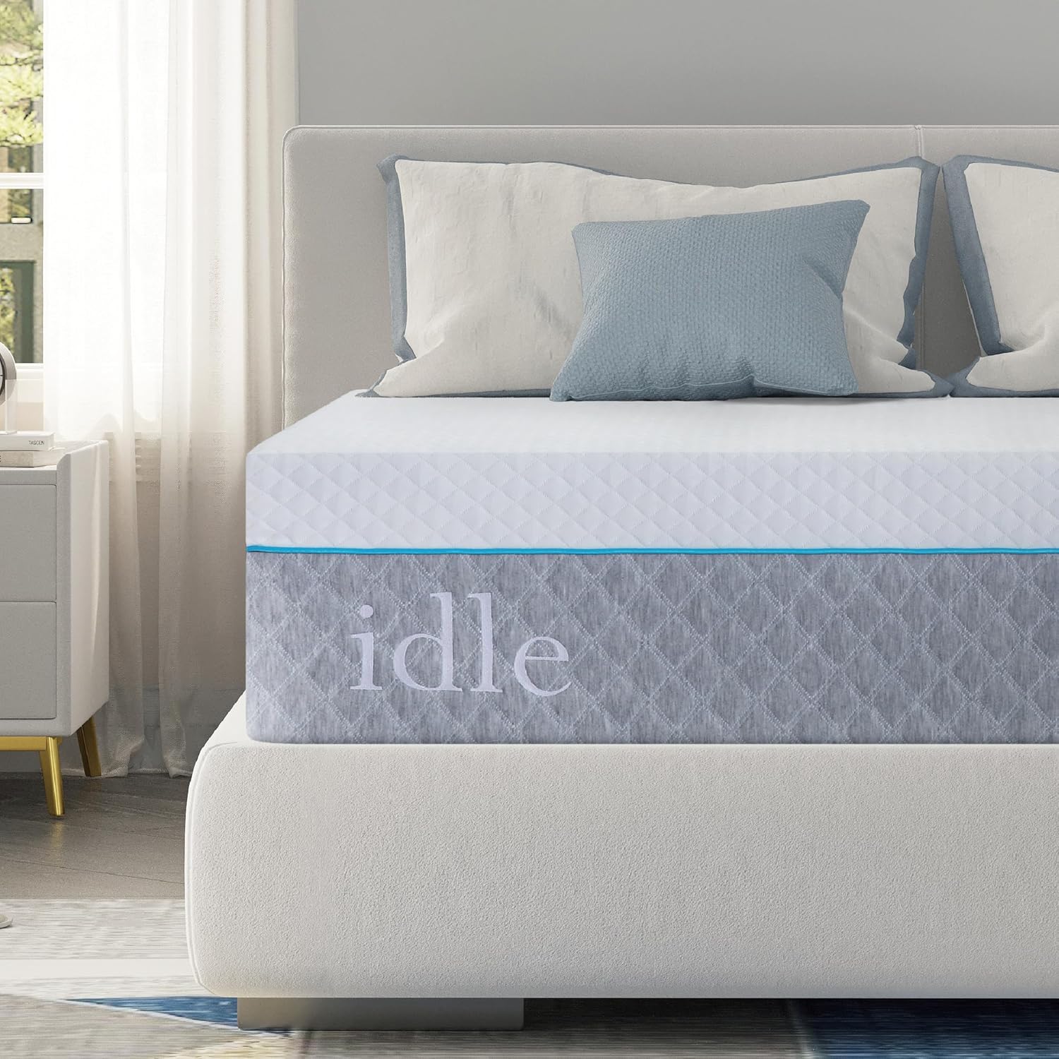 Amazon.com: Dyonery 12 Inch Mattress Full Size Gel Memory Foam CertiPUR ...