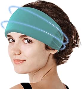 Crimmy Migraine Headache Relief Cap, Cooling Gel Headband Neck Wrap Hat ...