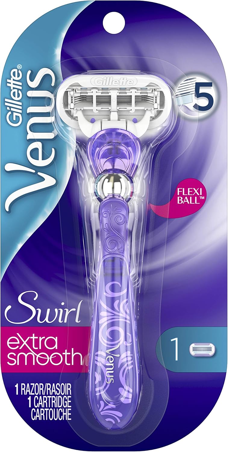 Gillette Venus Swirl Women's Razor Handle with 1 Razor Refill, 1 count ...