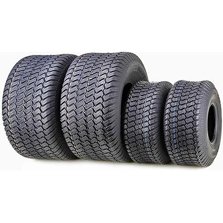 Amazon.com: 4 Pack WANDA 15x6-6 & 20x10-8 Ride Lawn Mower Turf Tires 4 PR : Patio, Lawn & Garden