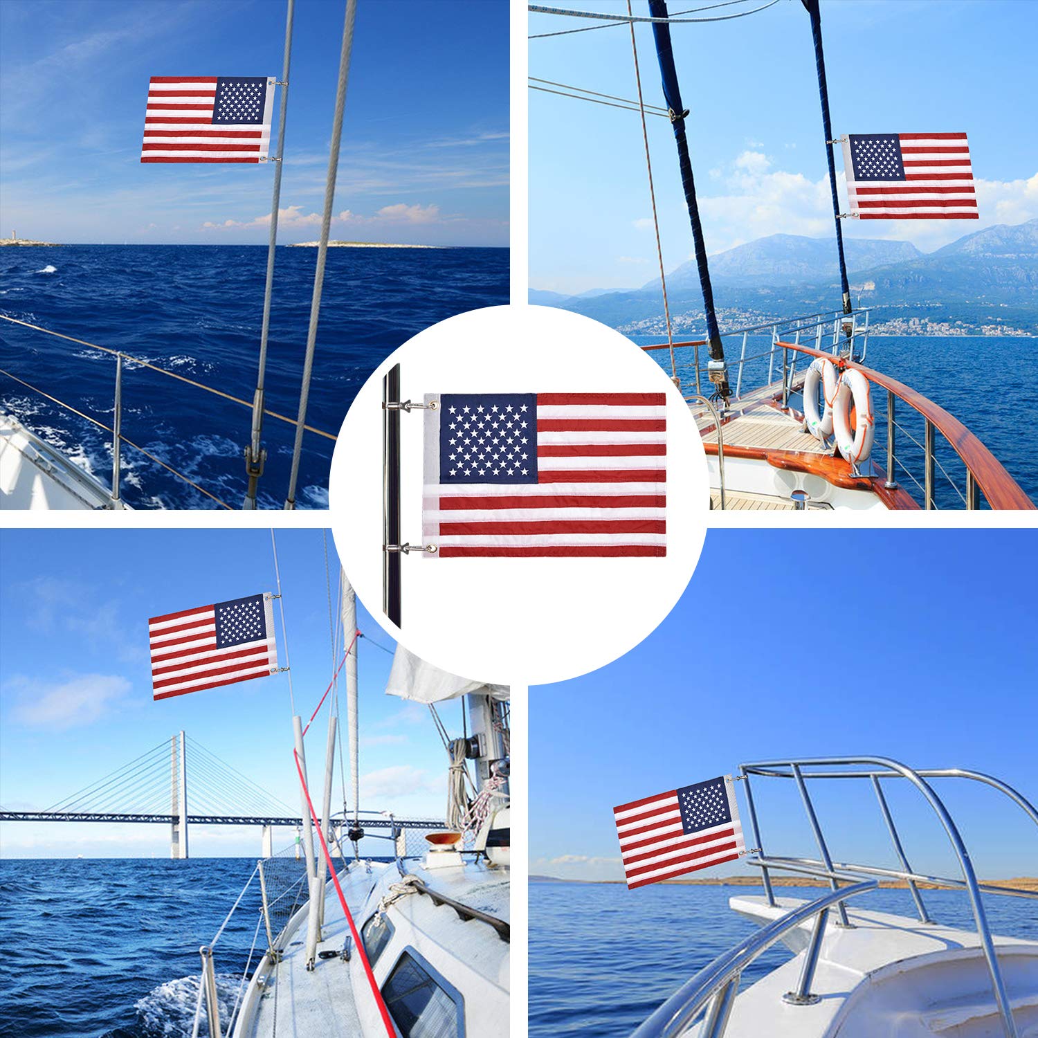 Snapklik.com : Universal Boat Flag Marine 16"x24"