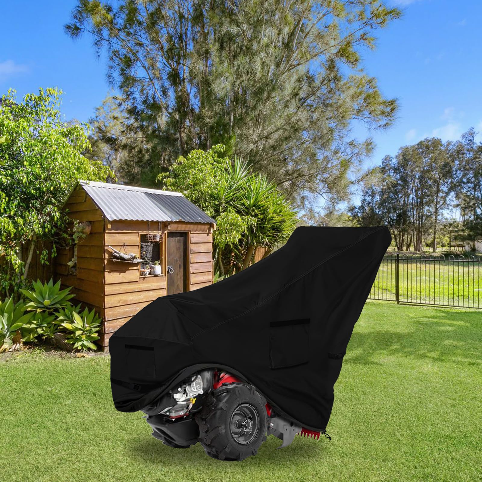 Snapklik.com : Okcool Gas Rototiller Cover, Universal Waterproof Heavy ...