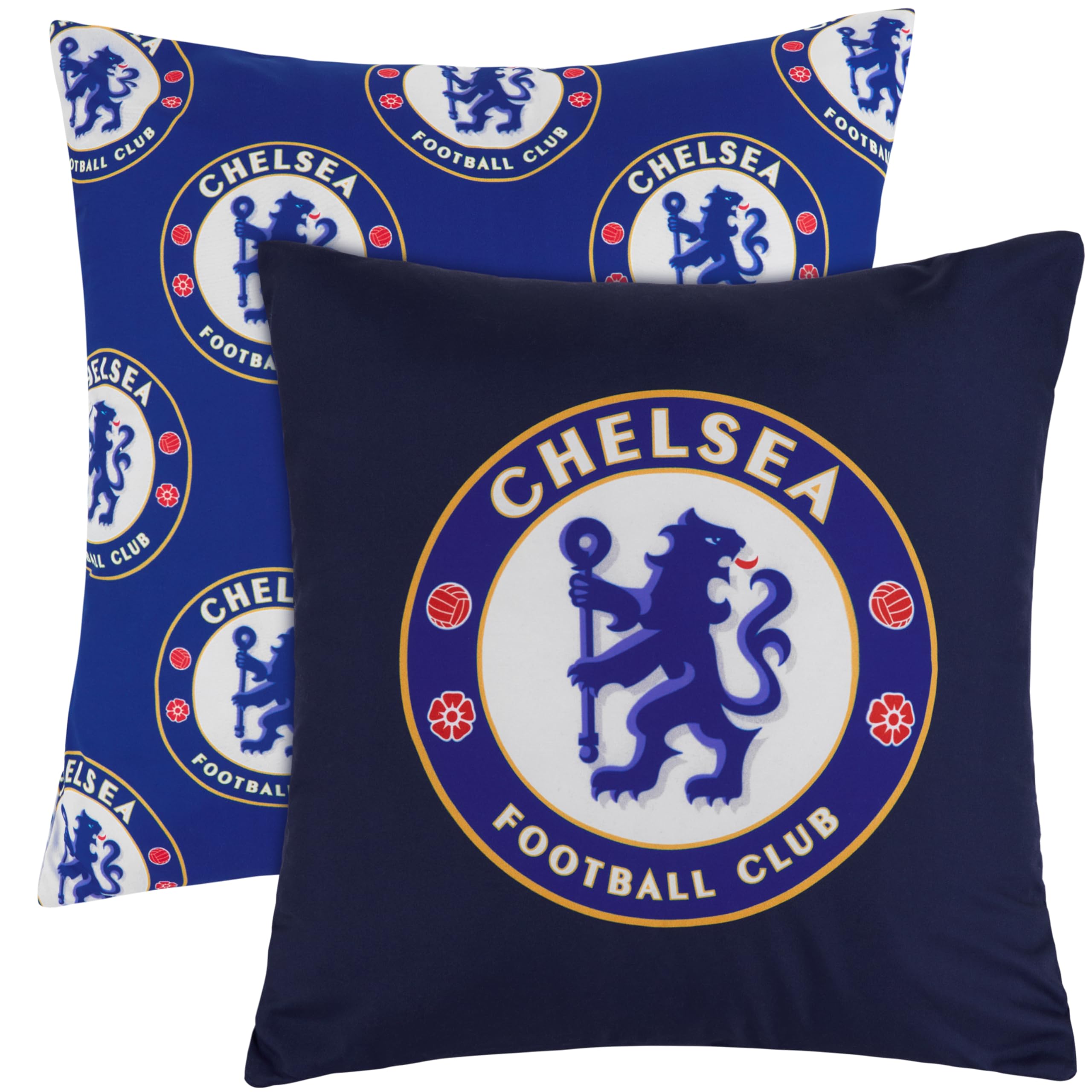 Chelsea F.C. Square Cushion Covers, 39 x 39cm Bed, Sofa Cushion Cover ...
