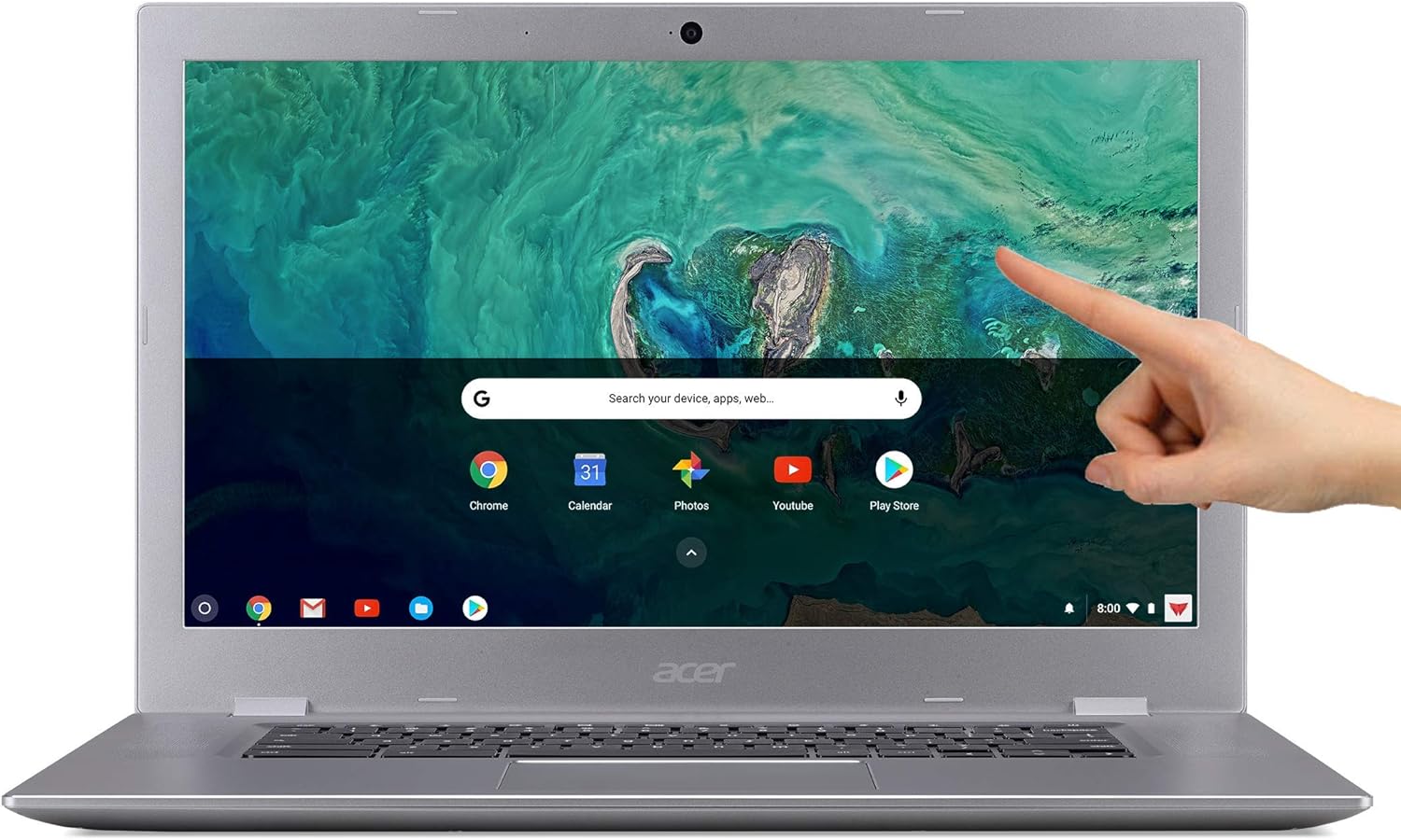 Amazon.com: Acer 15.6in FHD(1920x1080) IPS Touchscreen Chromebook ...