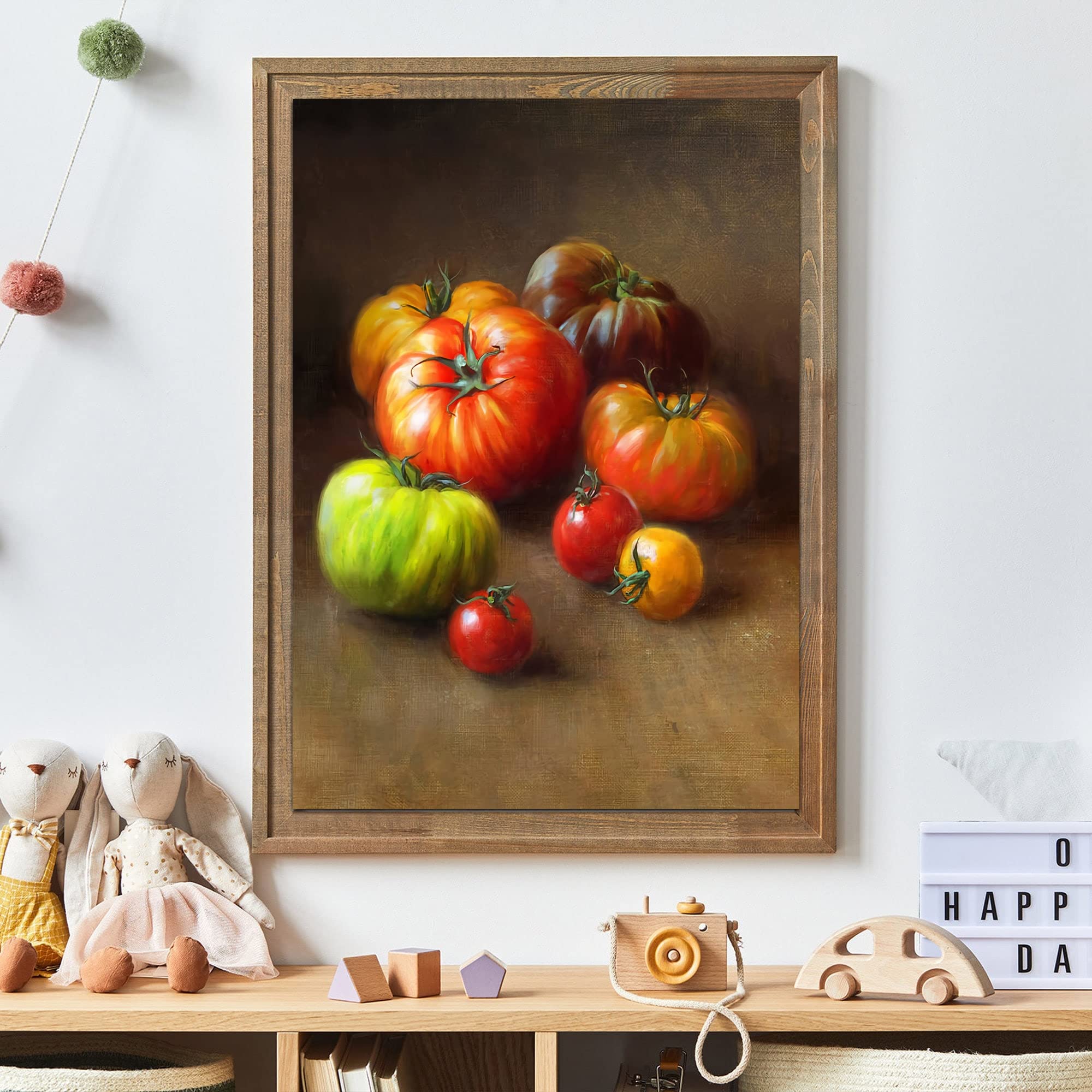 Heirloom Tomato Painting Campari Vine Tomatoes — Georgina Luck
