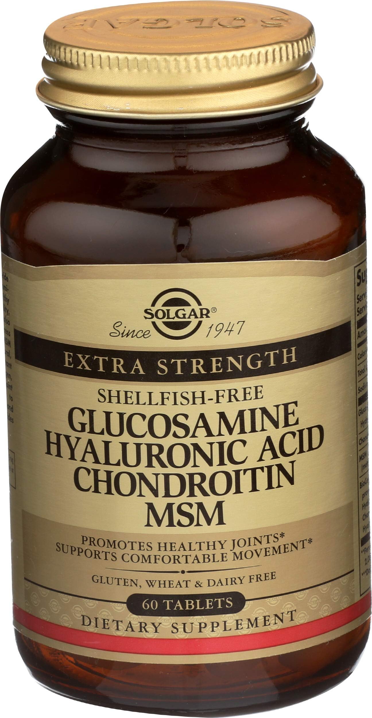 Amazon.com: SOLGAR Gluco Hyaluronic Chond, 60 CT : Health & Household