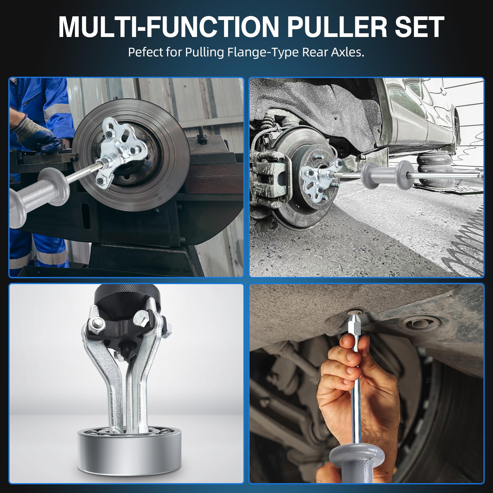 Snapklik.com : 17pc Slide Hammer Puller Set, 2/3 Jaw Sliding Hammer ...