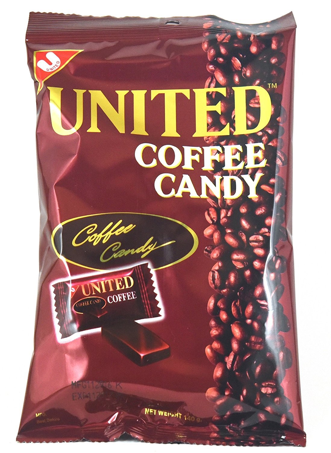 Amazon.com : United Coffee Candy 4.94oz - 6 Bags of 4.94oz ea : Grocery ...