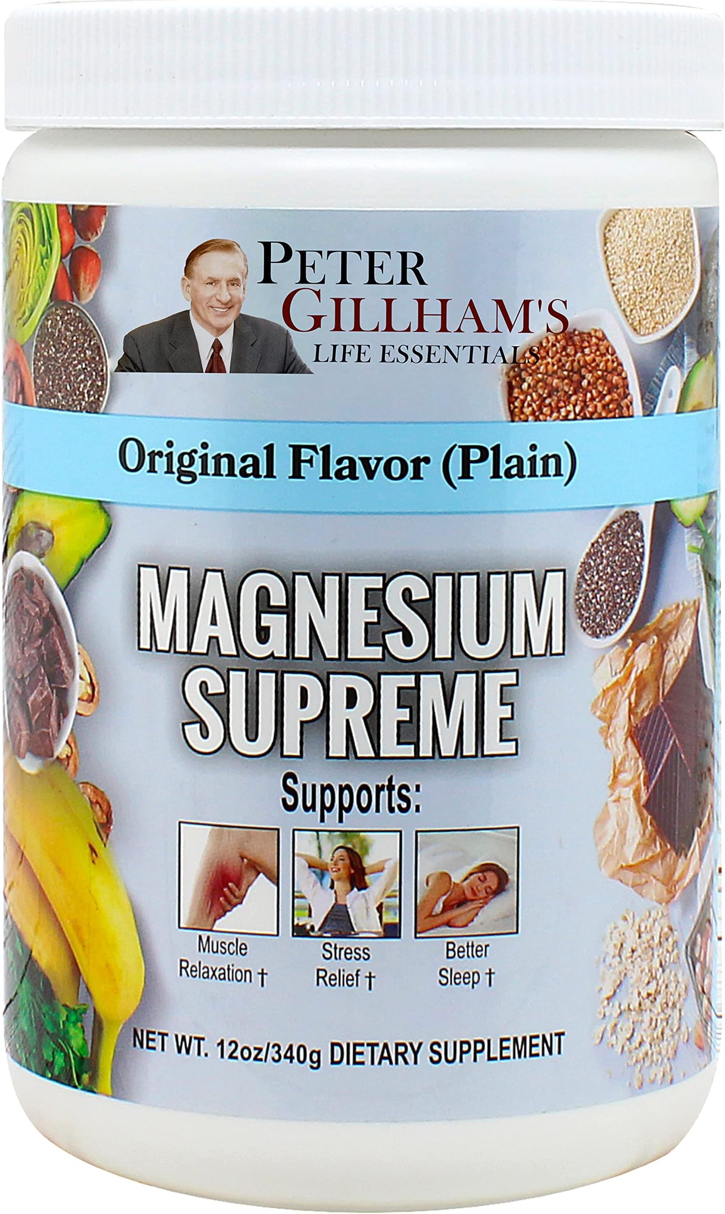 Amazon.com: Magnesium Supreme (Original Plain Sin Sabor) Mejor sueño ...