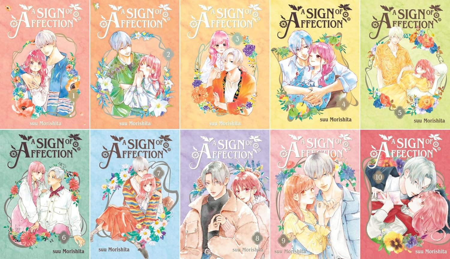 A Sign of Affection Series 10 Books Set (Book#1-#10): suu Morishita ...