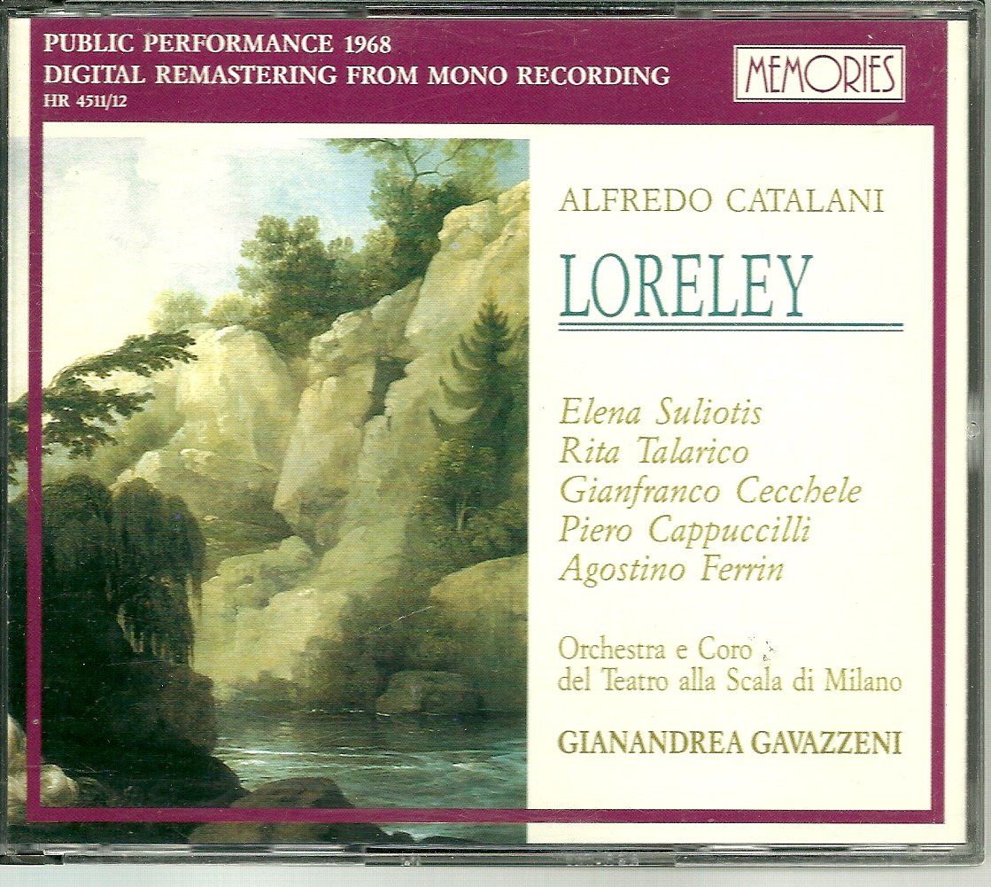Alfredo Catalani, Gavazzeni, Suliotis, Cappuccilli, Teatro alla Scala ...