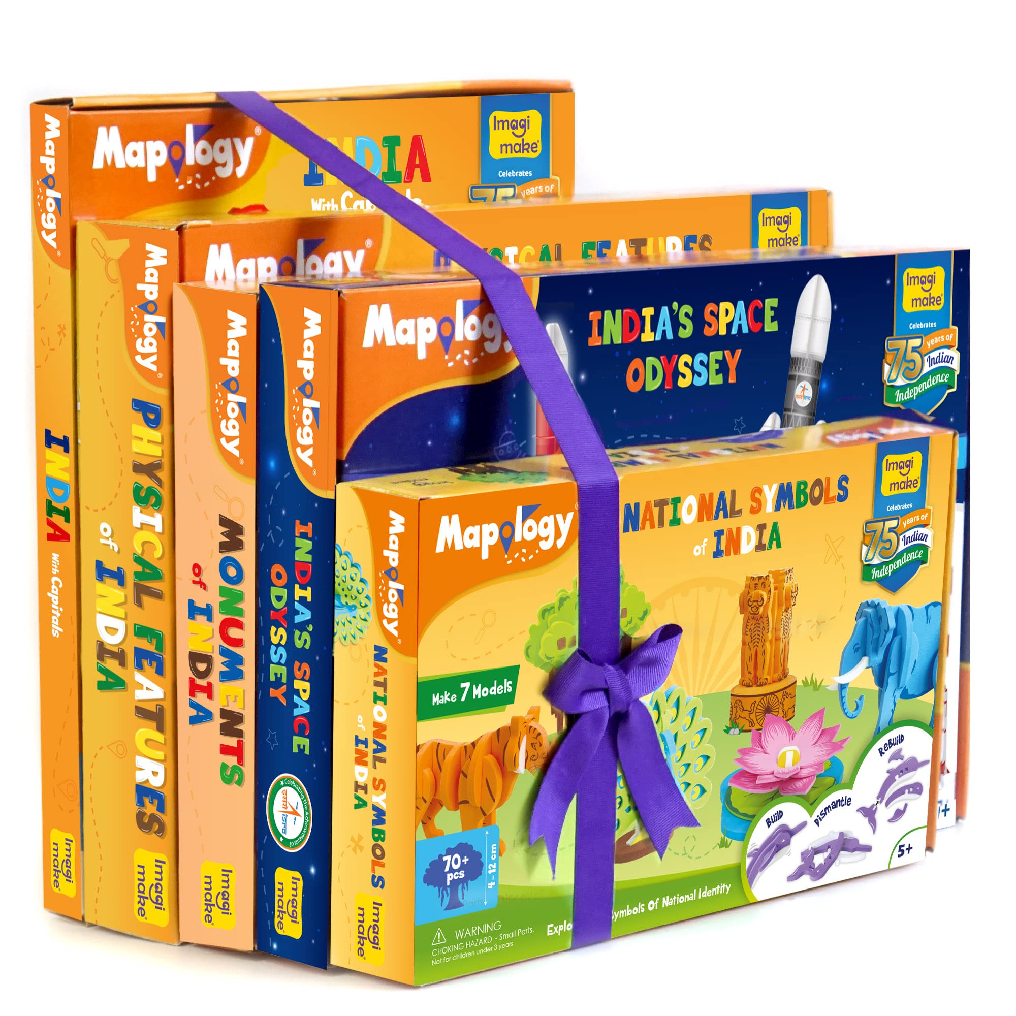 Imagimake Mapology Ultimate Kit Combo India Map National Symbols India ...