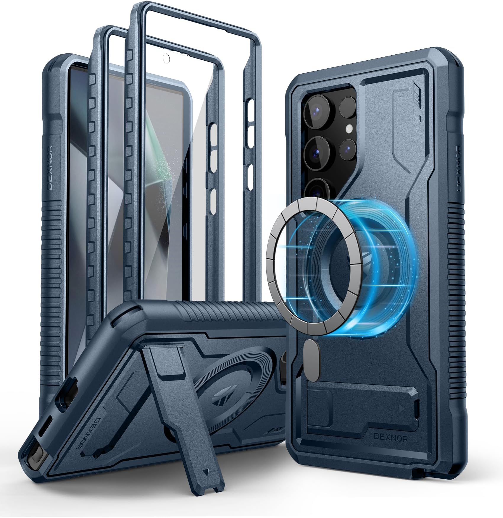 Amazon.com: Dexnor Magnetic Case for Samsung Galaxy S24 Ultra Case ...