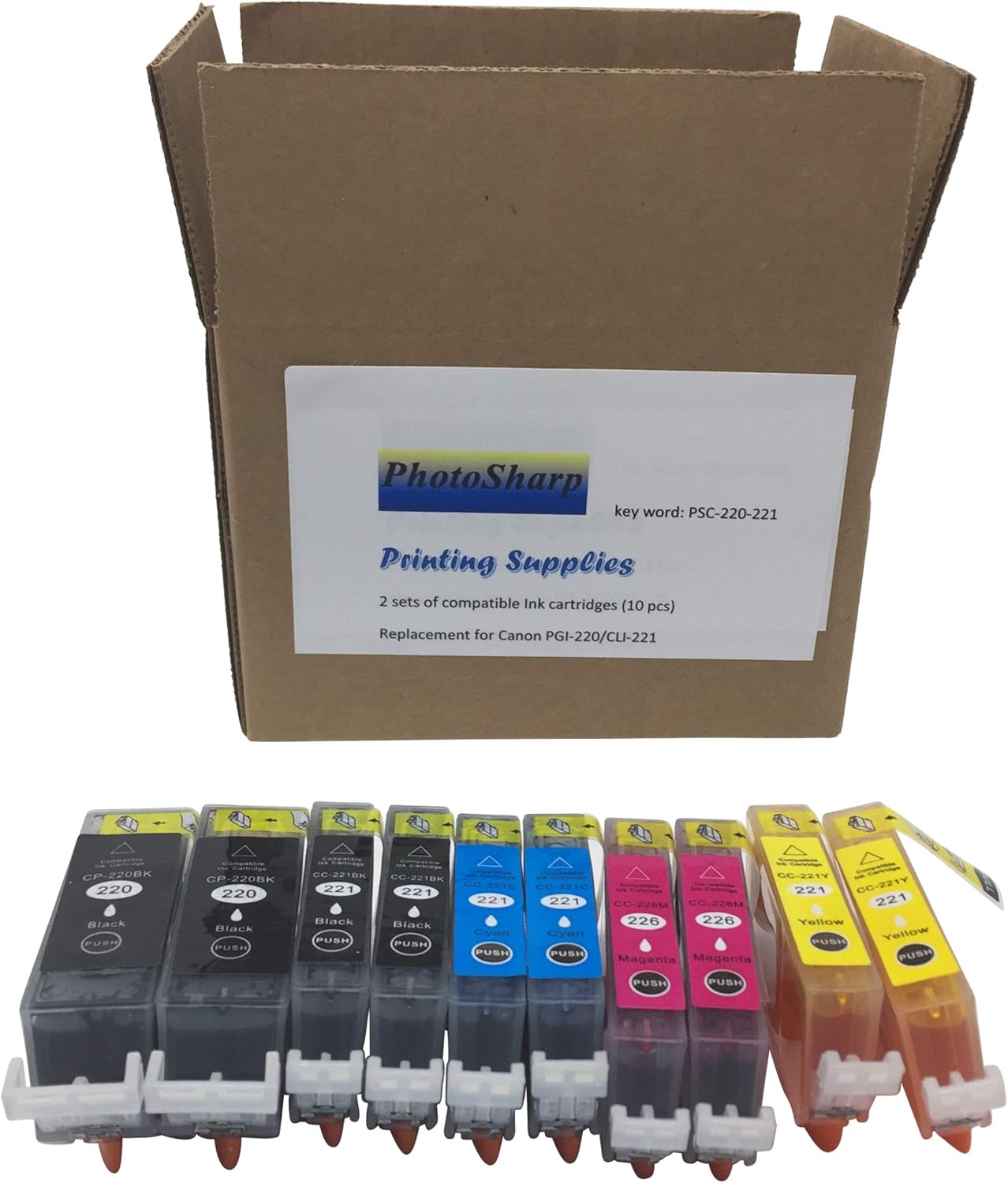Amazon.com: 6 Compatible Cannon MP990 MP 990 Ink Toner Cartridge ...