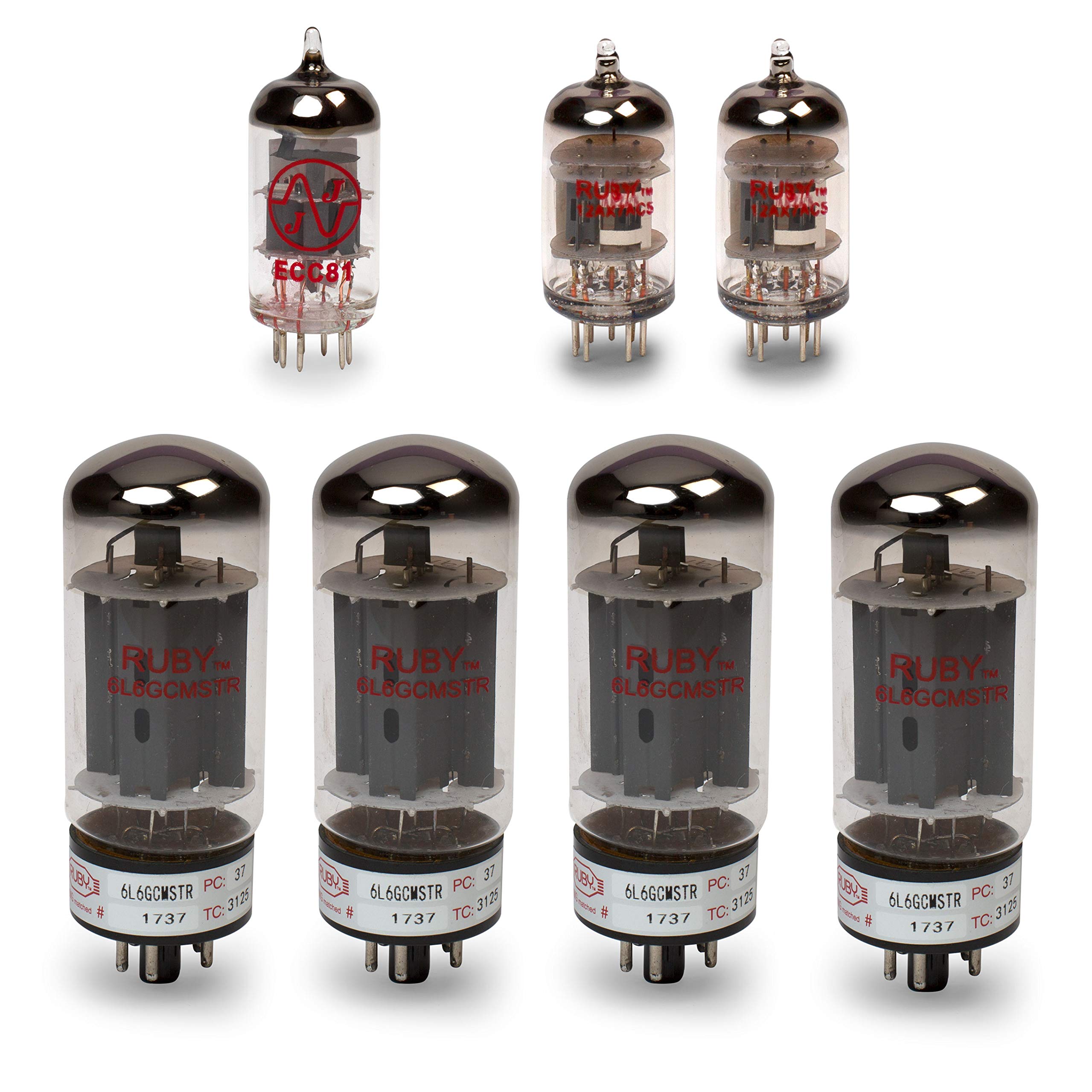 Amazon.com: Bassman (100 Watt) Tube Set with Matched Power Tubes, Ruby ...