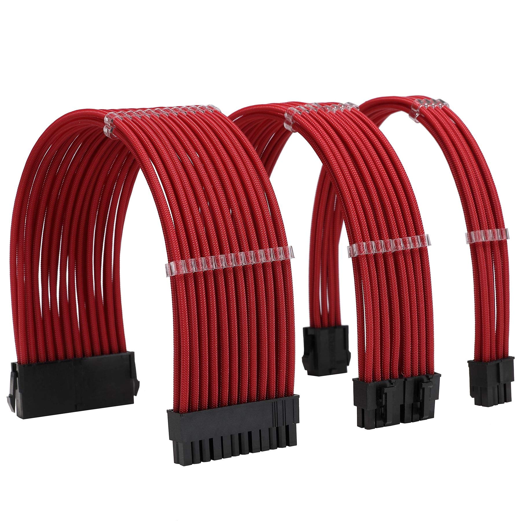 Amazon.com: FormulaMod Sleeve Extension Power Supply Cable Kit 18AWG ...