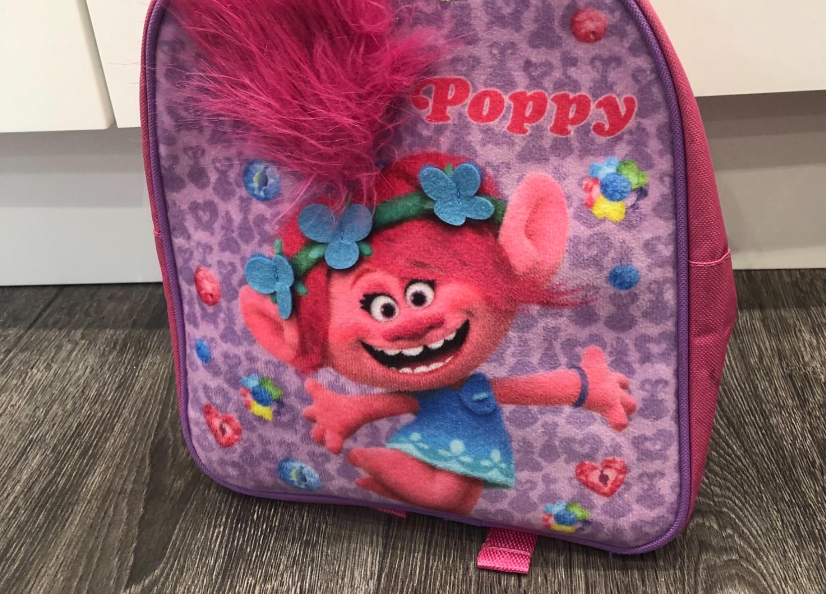 Trolls Plush Backpack - Girls School Bag Featuring Poppy - Official ...