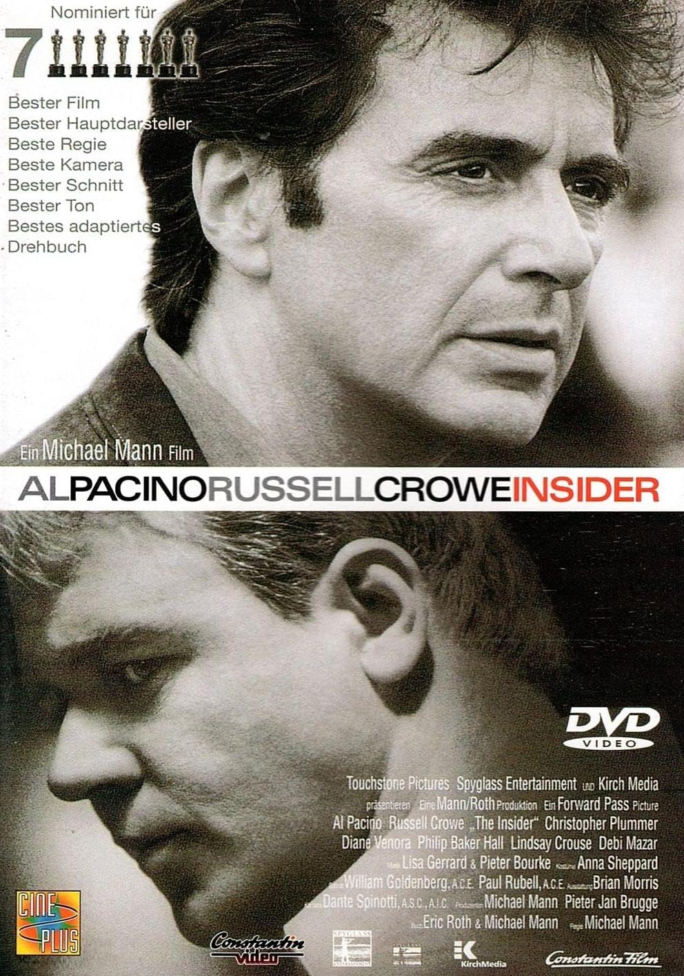 Insider - Al Pacino/Russel Cro: Amazon.co.uk: DVD & Blu-ray