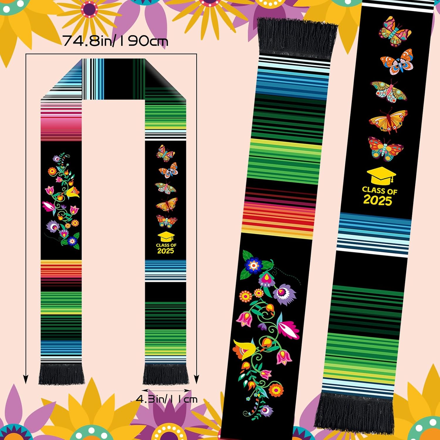Mexican Graduation Sash 2025 Graduation Gifts for Bahrain | Ubuy