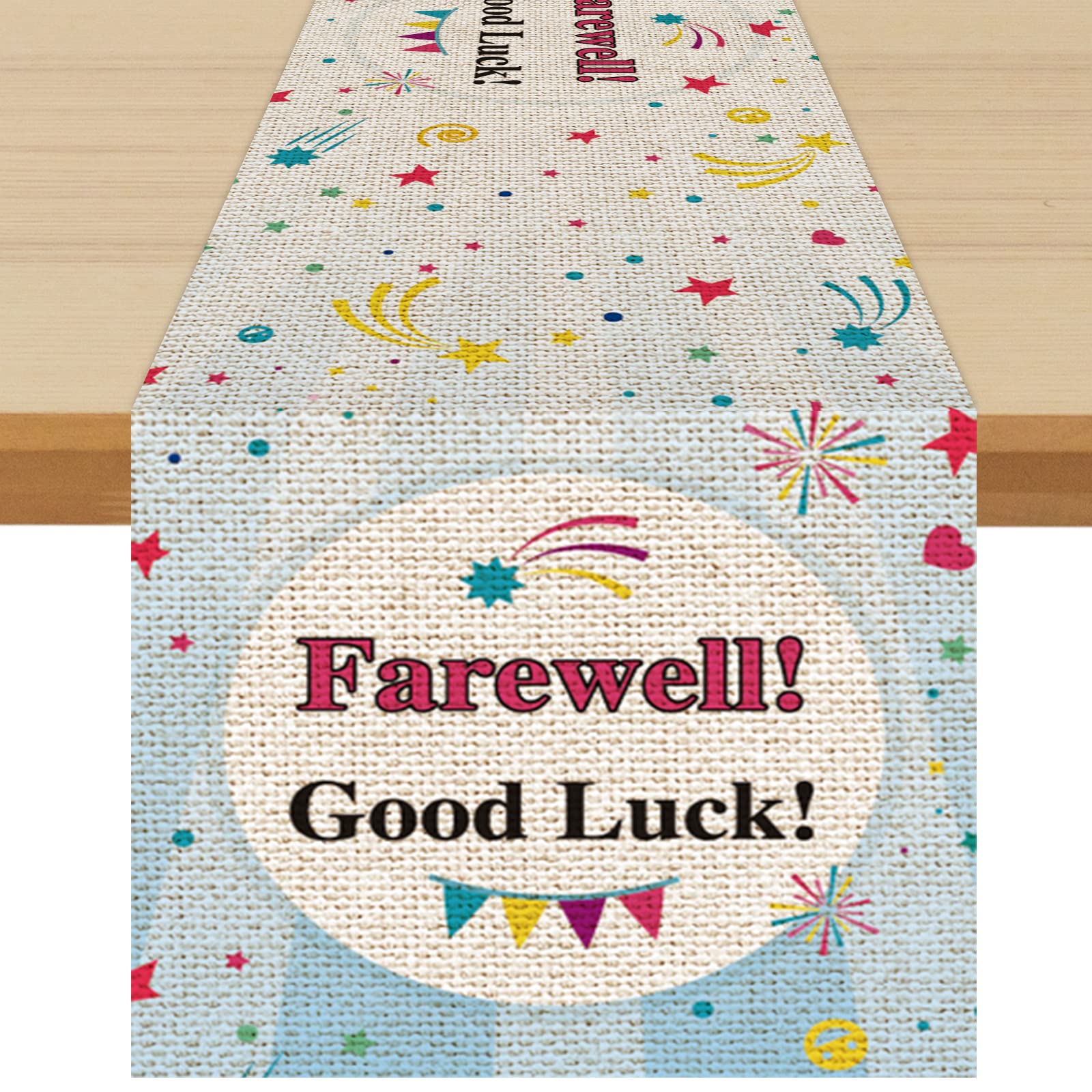 Amazon.com: Belrew Farewell Good Luck Table Runner, Farewell Party ...