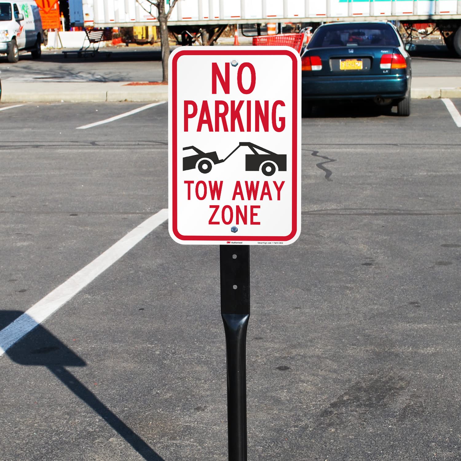 Parking Tow Away Zone Signs Tow Away Placard Sign | 3M Reflective