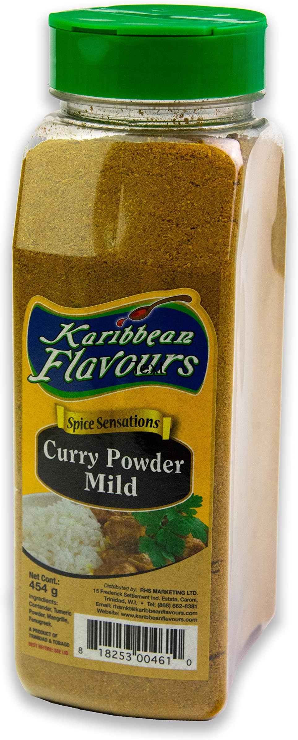 Amazon.com : Premium Caribbean Curry Powder - (Mild Curry, 16 Ounce) No ...