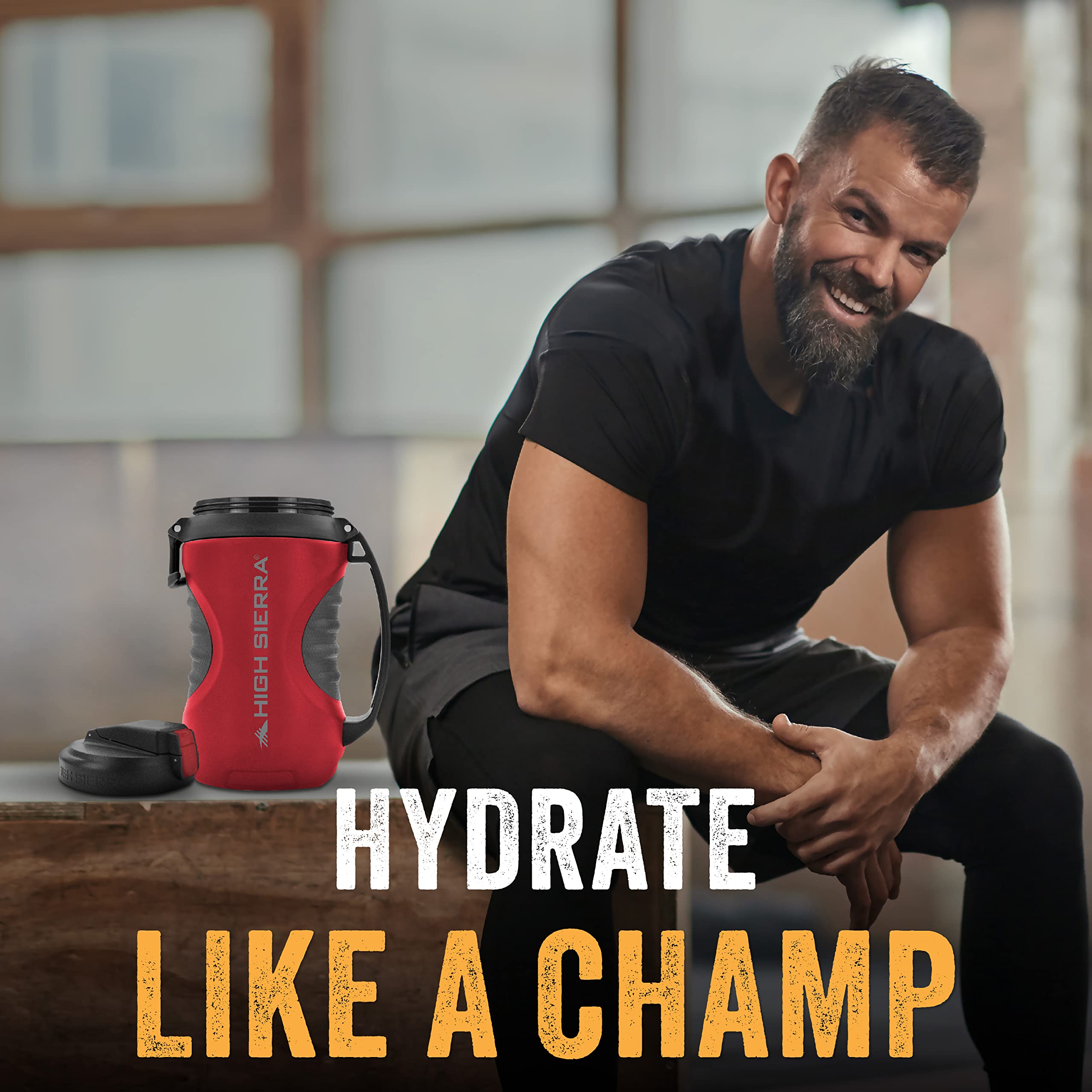 Snapklik.com : HIGH SIERRA 2 PACK BPA FREE, 64 OZ Insulated Water Jug ...