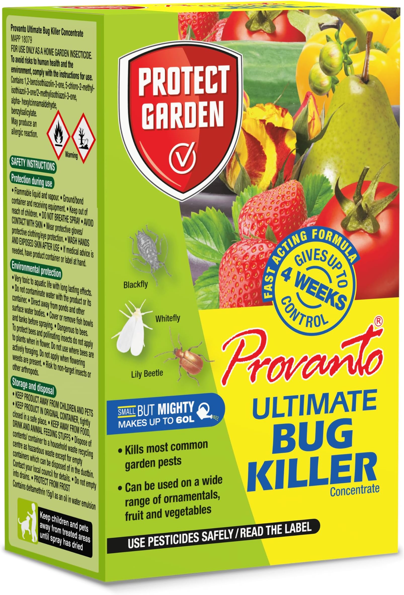 Provanto Ultimate Bug Killer Concentrate - Fast Acting Insecticide ...