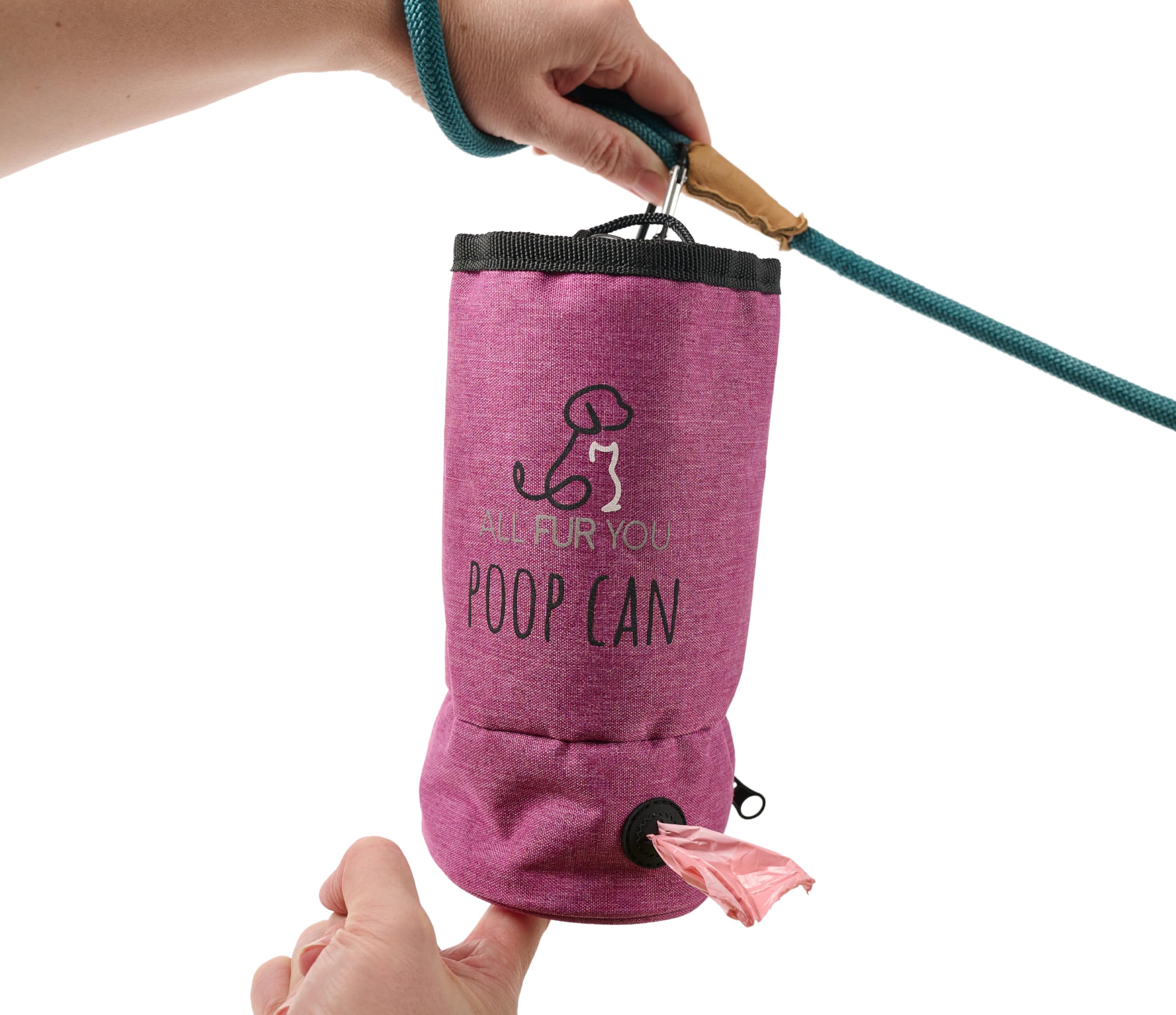 Amazon.com : All Fur You Poop Can - Dog Poop Bag Holder with Dispenser ...