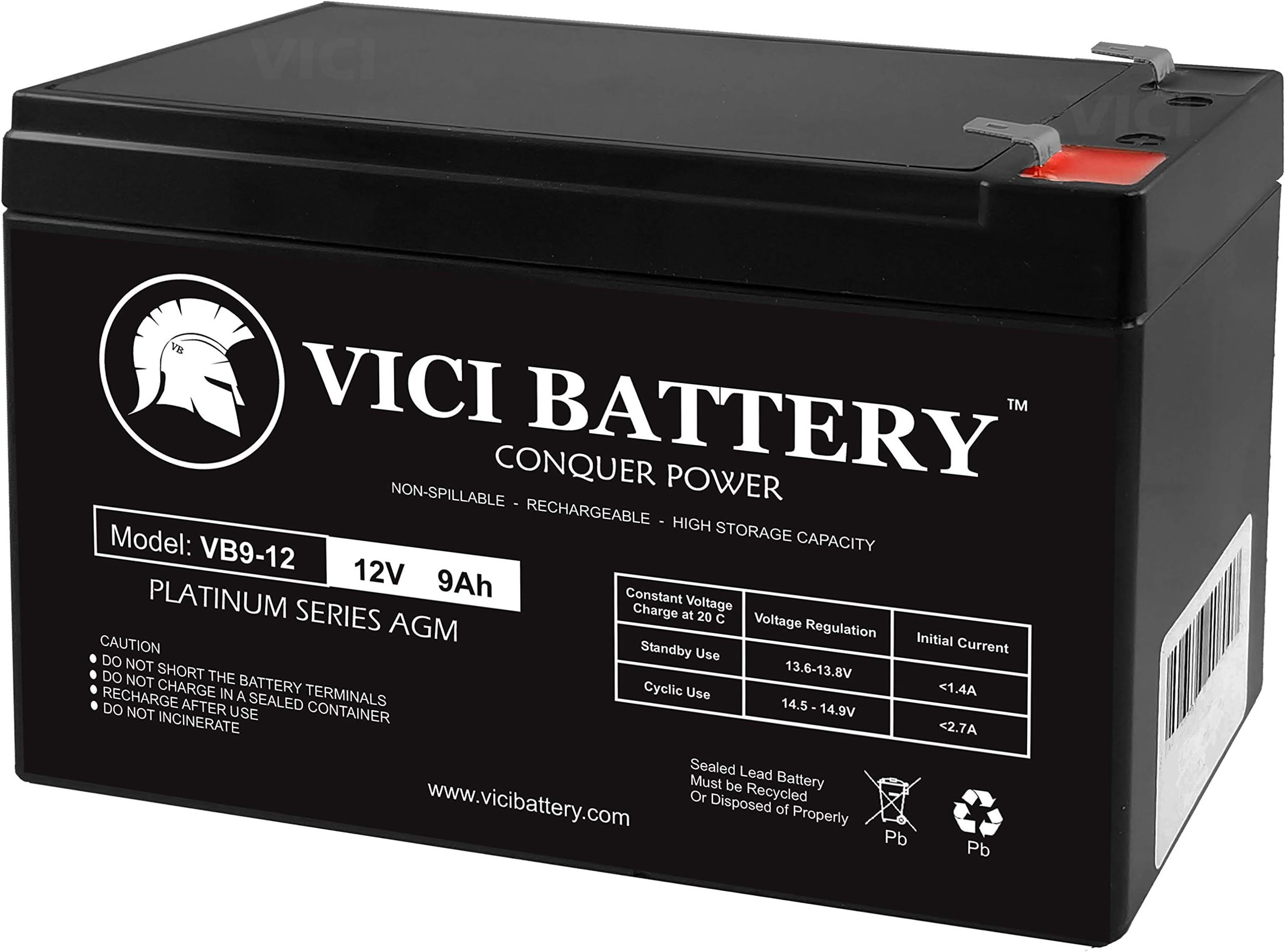 Amazon.com: 12V 9Ah HR1234W Home Alarm Battery by CSB : Electronics