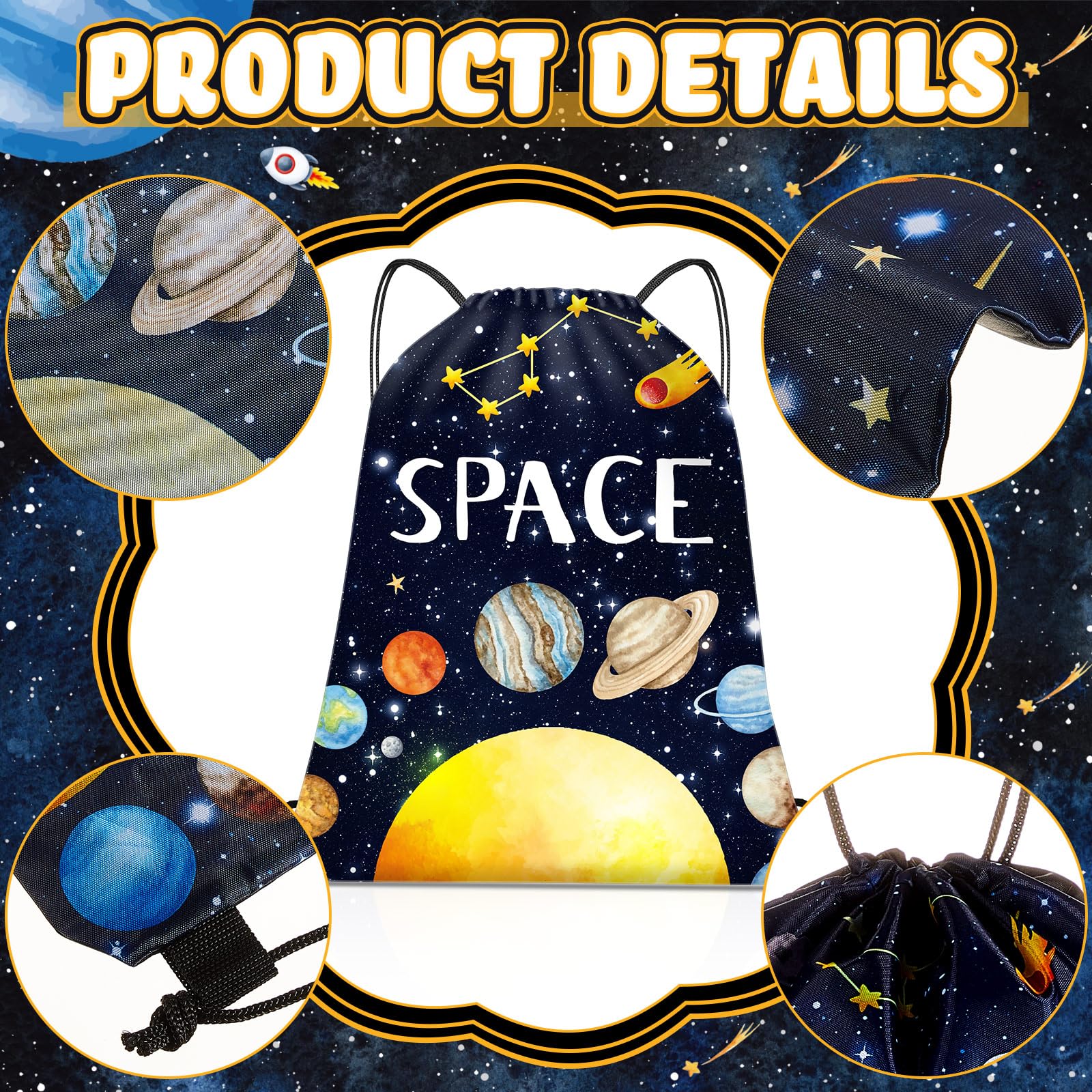 Space Theme For A Favor Space Adventure | Birthday Party Favor Bags