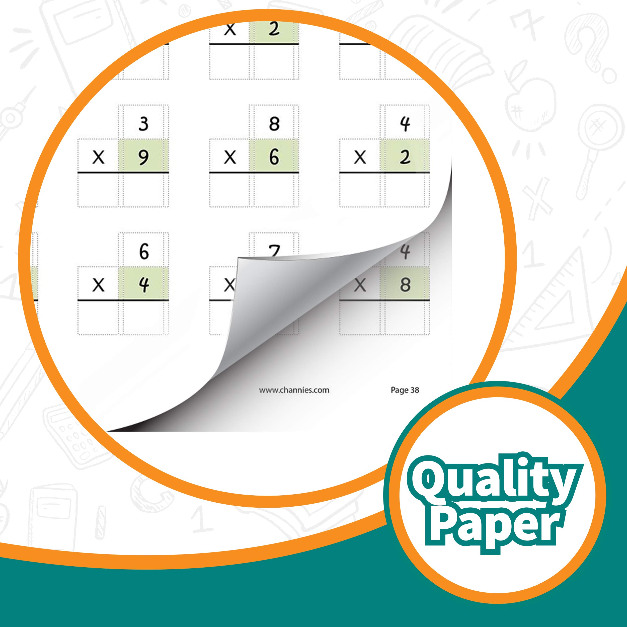 Snapklik.com : Channies Math Practice Combo Pack For Elementary School Students, One Page A Day ...