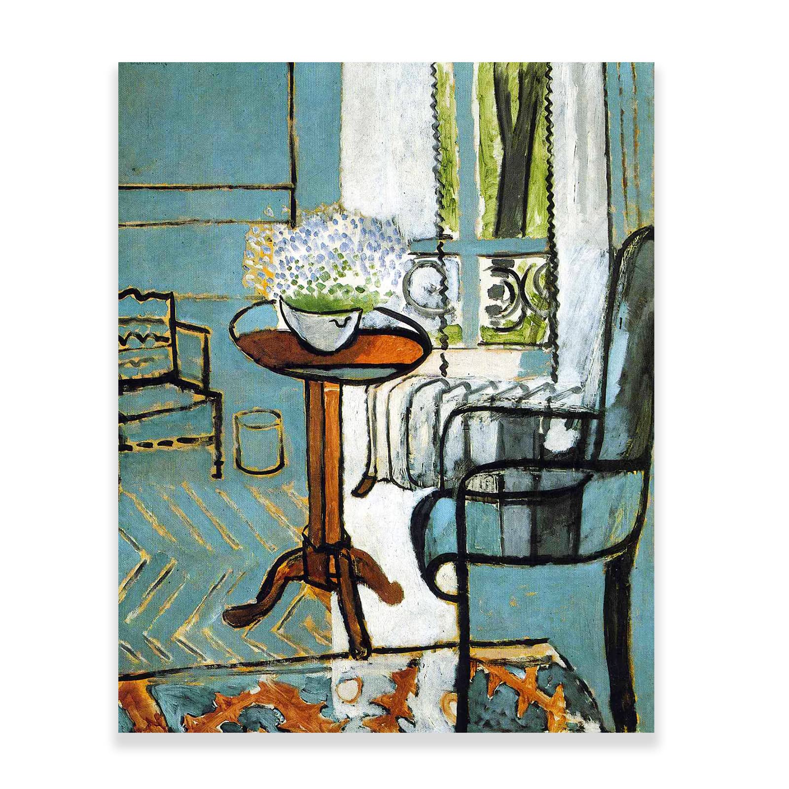 Amazon.com: KWAY The Window Canvas Art Print by Henri Matisse - Henri ...