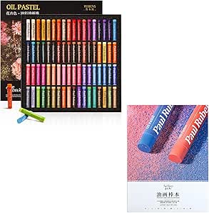 Amazon.com : Paul Rubens Oil Pastels for Artists, 72 Floral Colors Artist Soft Oil Pastel Set ...