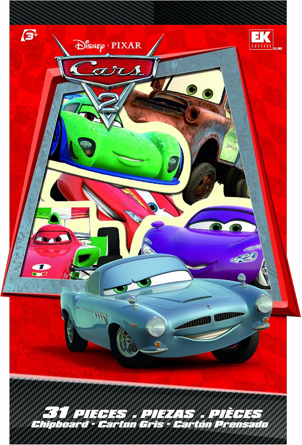 Amazon.com: EK Success Brands Disney Chipboard Box, Cars 2