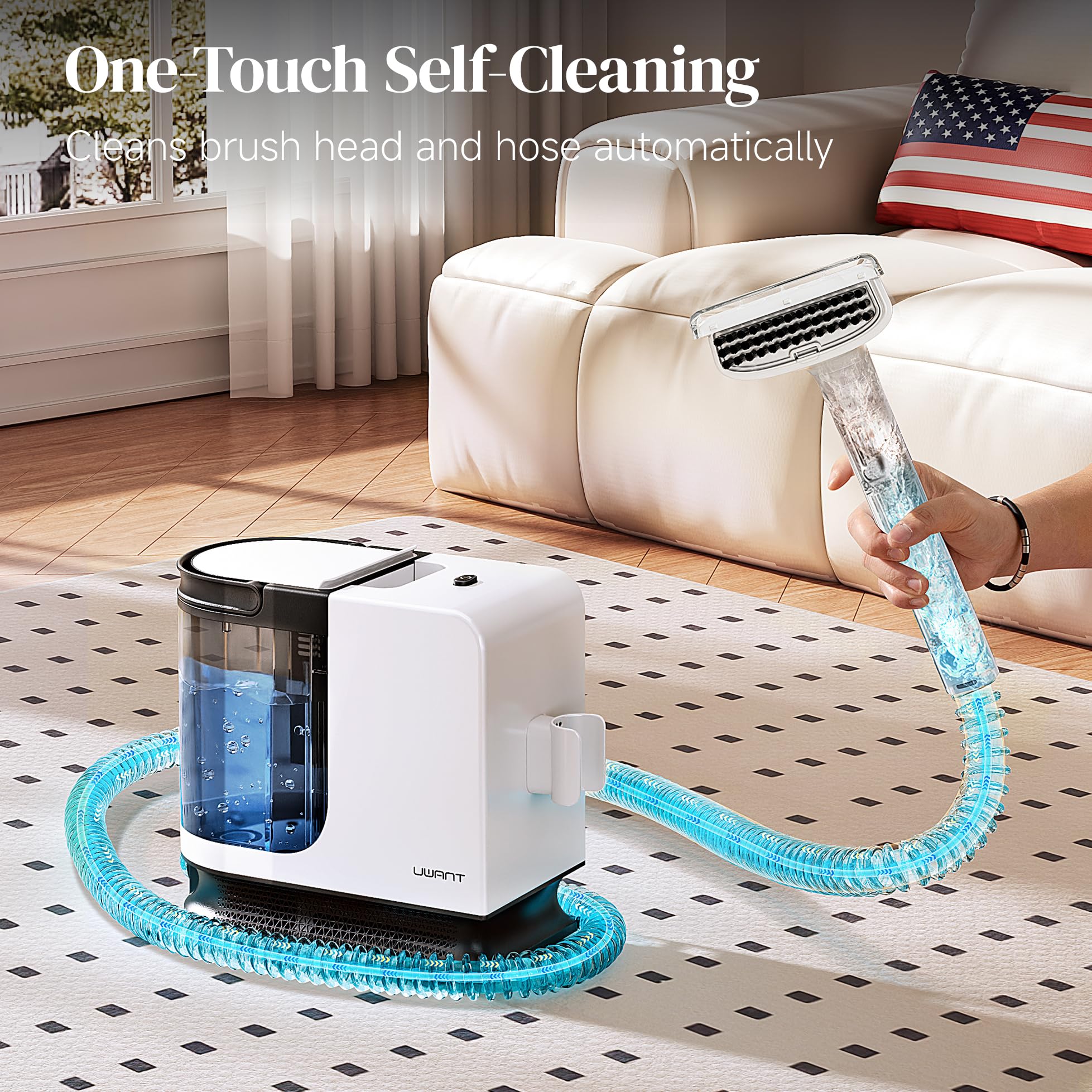 Snapklik.com : Uwant Portable Carpet Cleaner, 12Kpa Powerful Suction ...