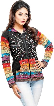Rising International Women's Starburst Rainbow Jacket at Amazon Women’s ...