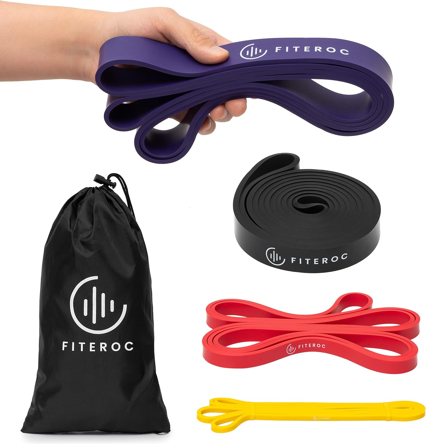 Amazon.com: Fiteroc Pull up Assistance Bands - Long Loop Resistance ...