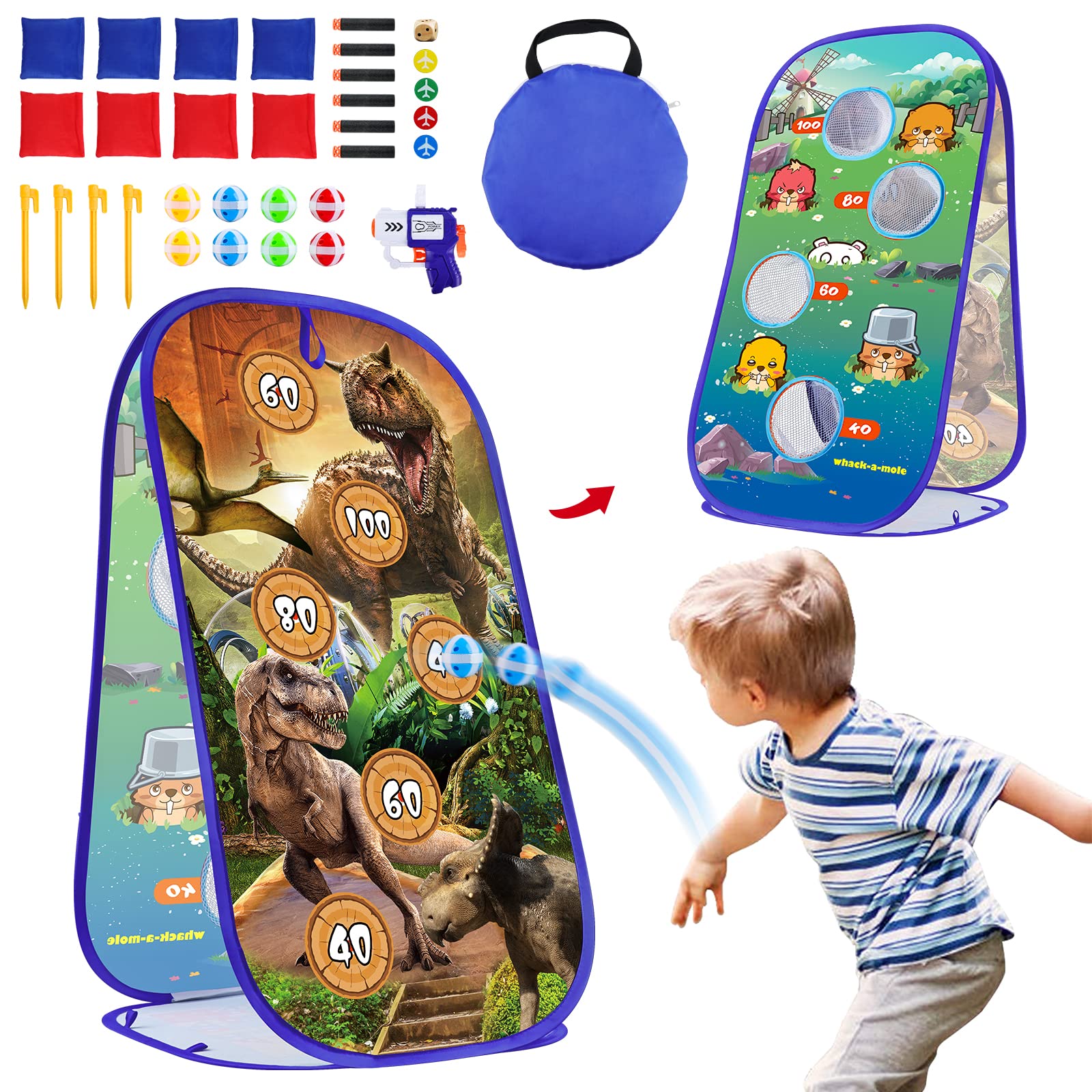 Kid BeanBag Toss Game,Summer BeanBags Toss Game for Kids Toddlers Age 3 ...