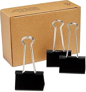 Amazon Basics Binder Paper Clip - 50 mm, 48 Clips : Amazon.com.au ...