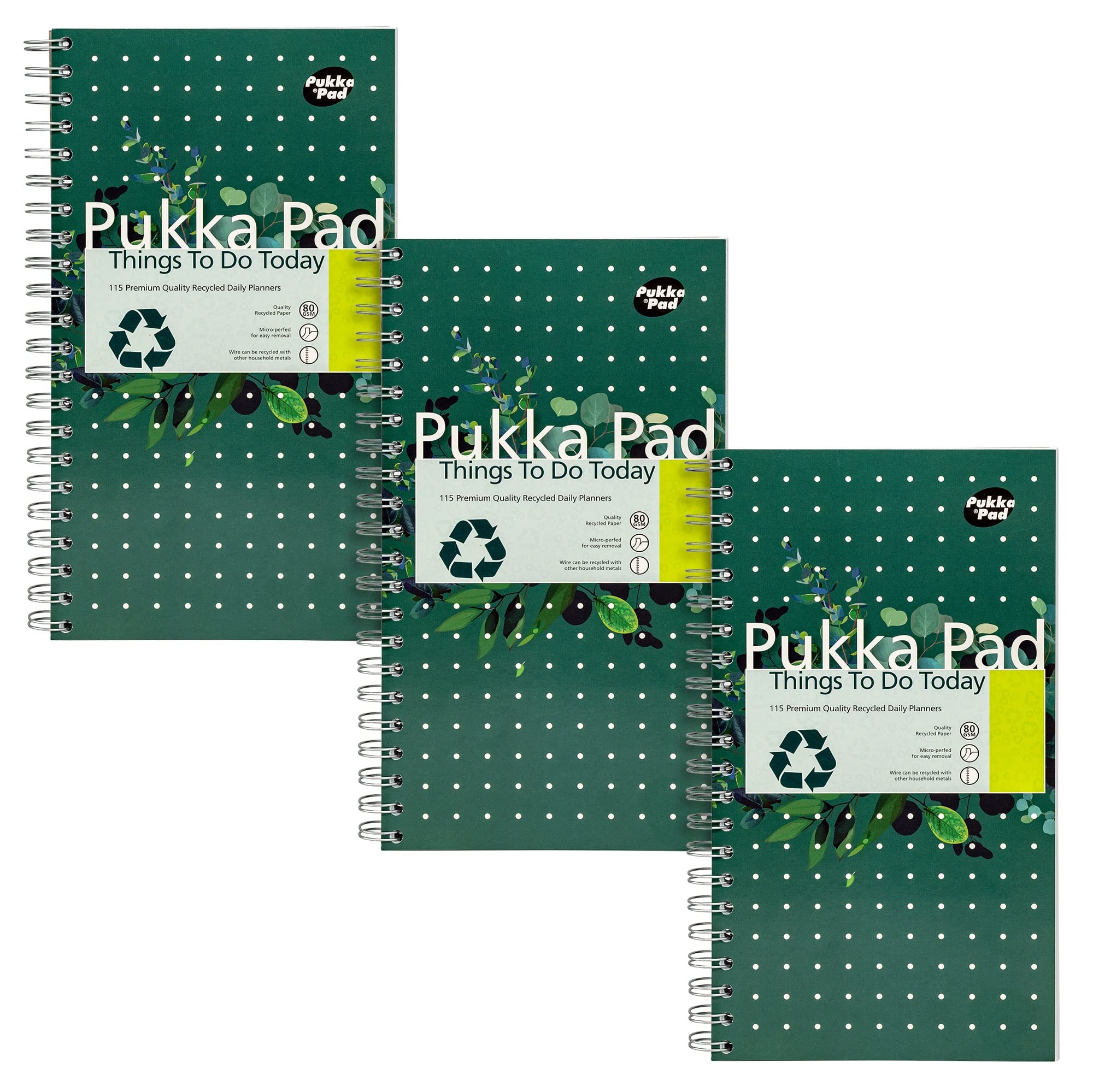 Pukka Pad, Recycled Things to Do Today Note Pad – Pack of 3 Wirebound ...