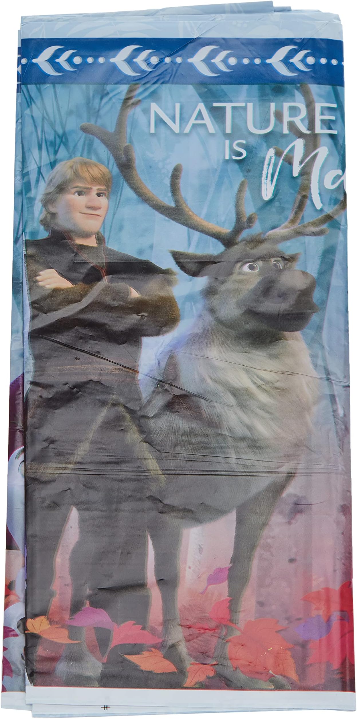 Amazon.com: Unique Disney Frozen 2 Rectangular Plastic Table Cover - 54 ...