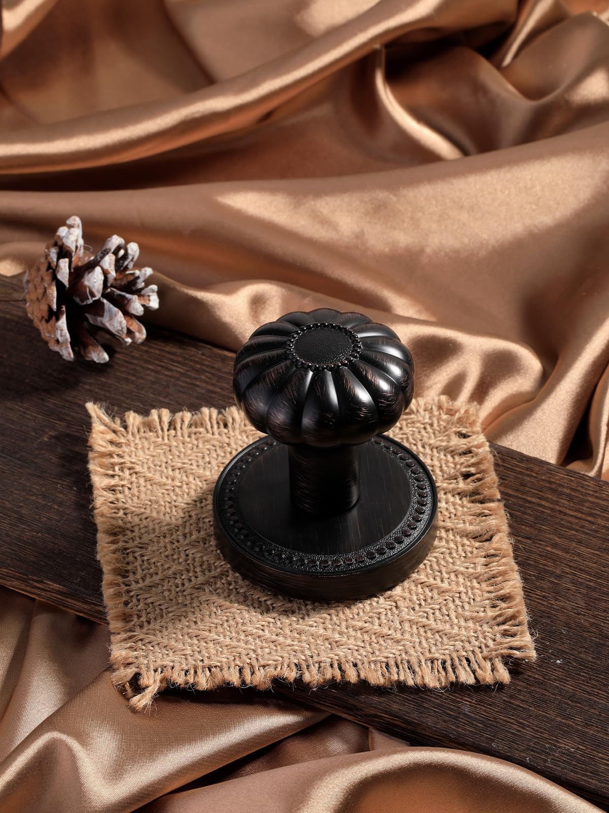 Snapklik.com : SORWDUERM Oil Rubbed Bronze Dummy Door Knobs Interior ...