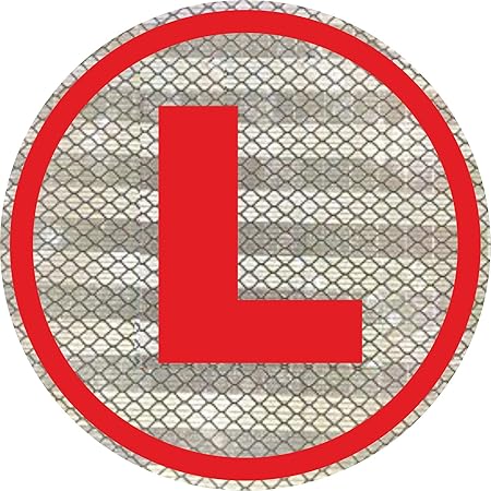 ARWY car Sticker Vinyl Car L Learner Driver Sign Logo Emblem Badge ...